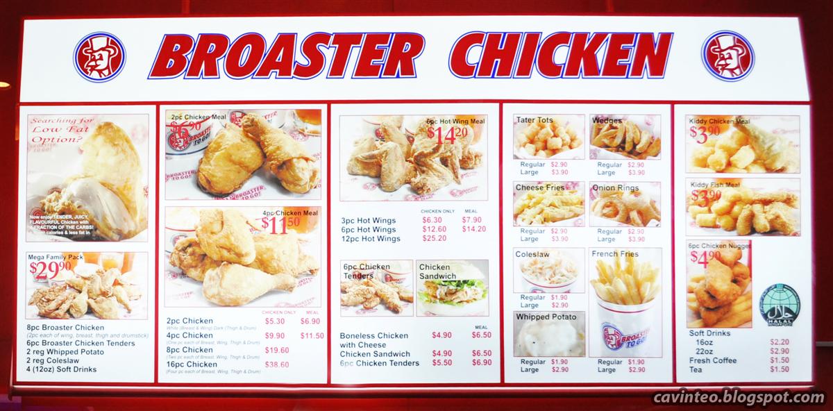 Entree Kibbles: Broaster Chicken - World's Finest Since 1954 @ Nex Mall ...